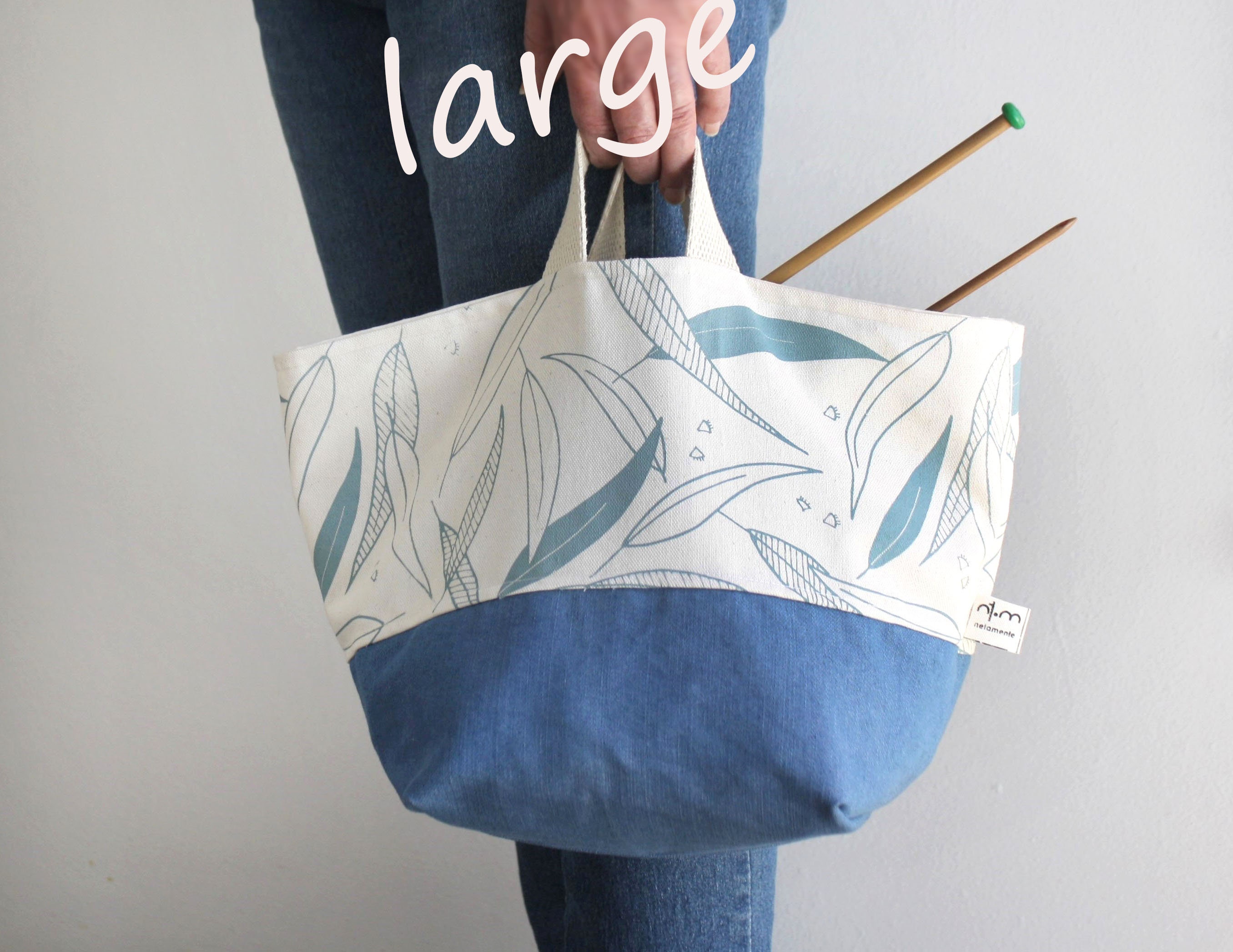 Fabric Buckets With Handles Cotton Fabric Basket 3 - Etsy