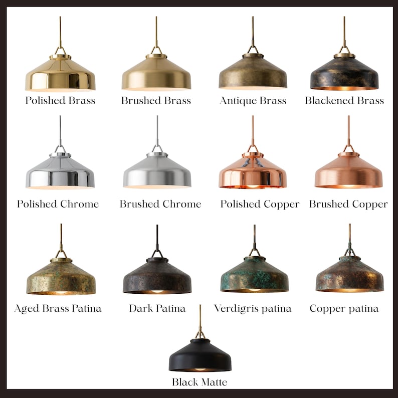 Solid Brass Linear Chandelier – Double Dome Pendant Light, Mid-century ...