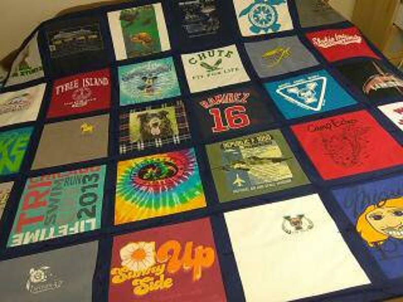 CUSTOM T-SHIRT QUILT - Etsy