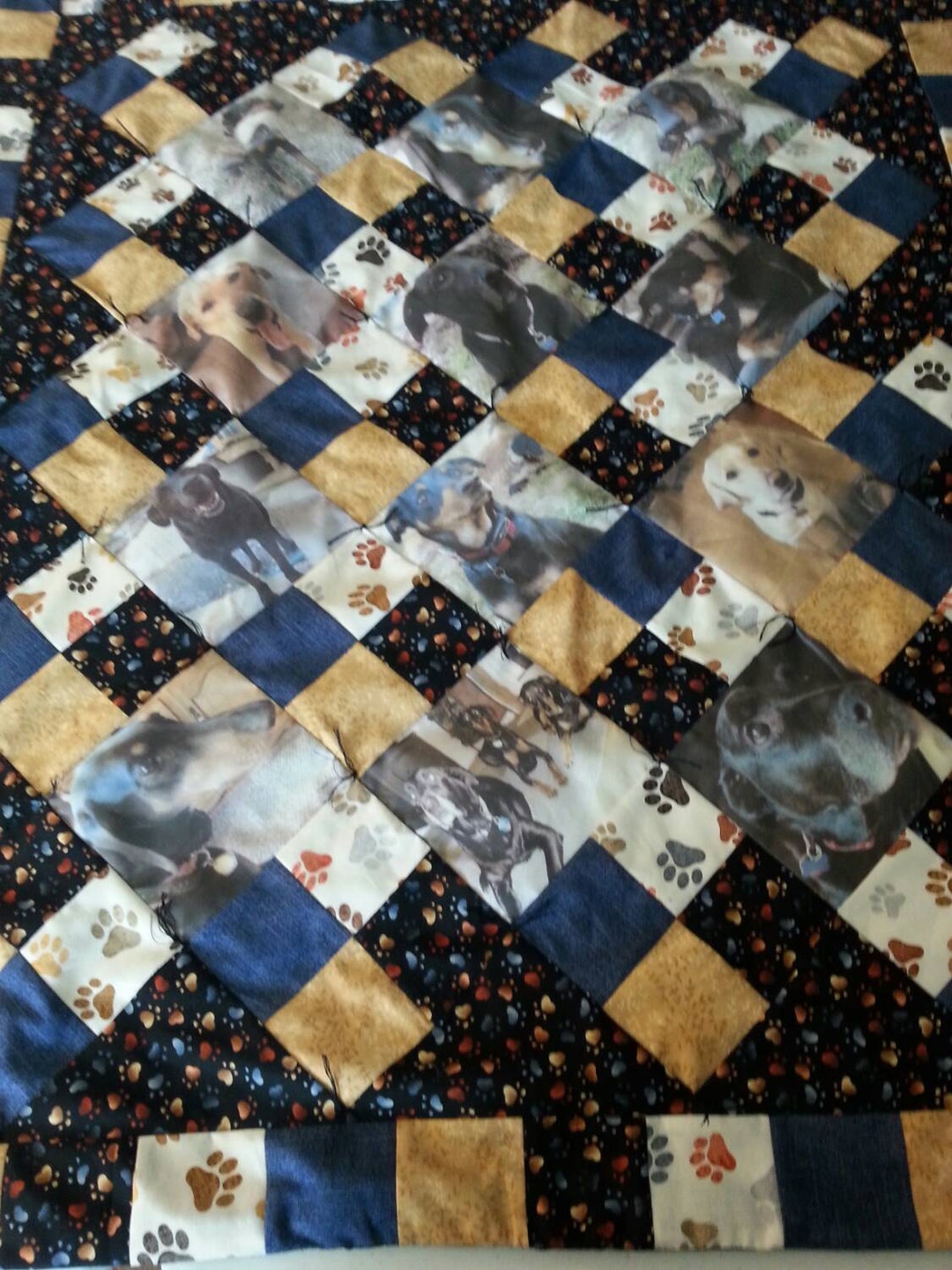 Pet Lovers' Photo Quilt - Etsy