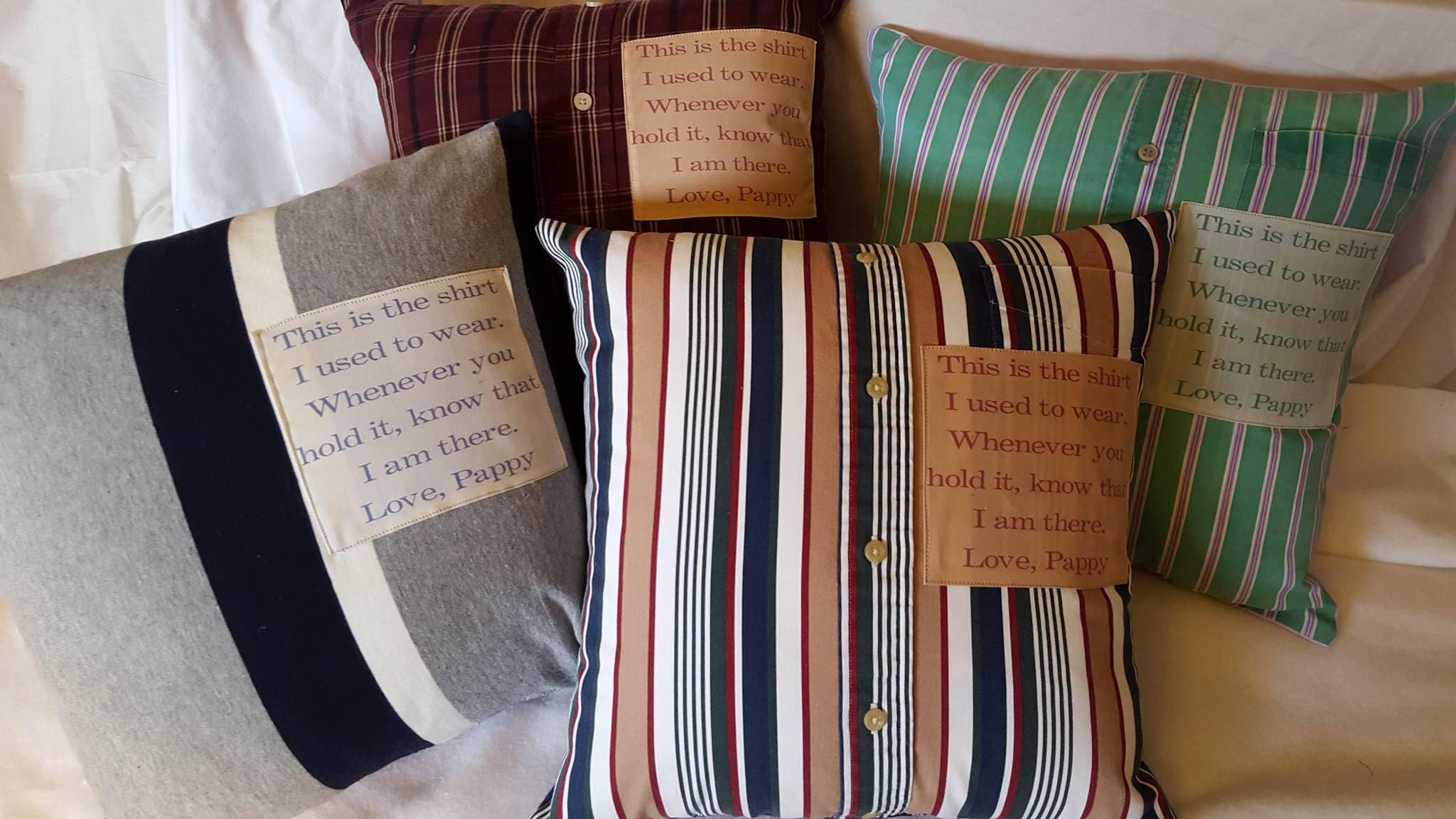 MEMORY PILLOWS - Etsy