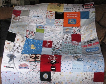 Memory Quilt Made From Your Baby's Clothes or Loved | Etsy