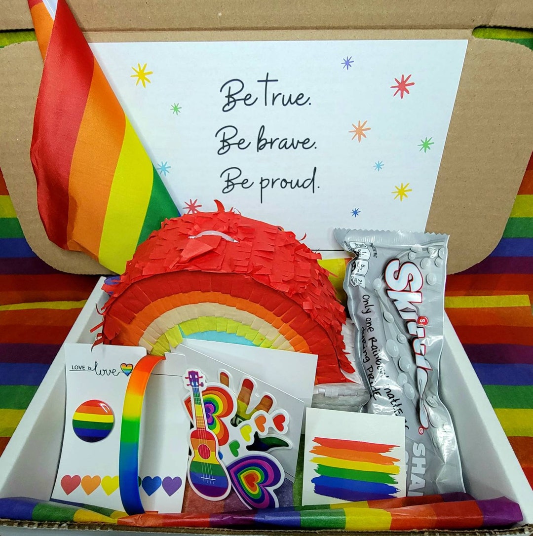 Coming Out Pride Box, LGBT Pride Celebration Box, Coming Out ...