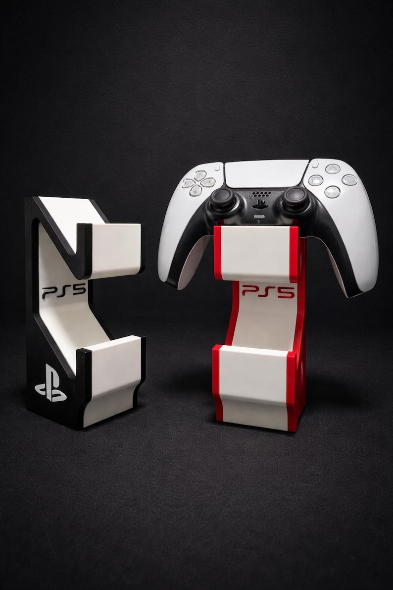 PS5 Dual Controller Stand | Playstation 5 Controller Holder | 3D ...