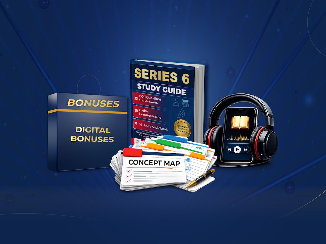 Series 6 Study Bundle | FINRA Prep Book, Course & Audiobook | Concept ...