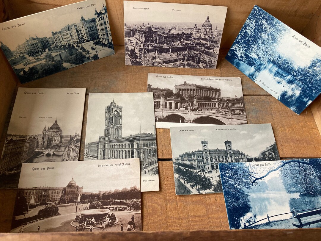 9 Berlin Germany Vintage Postcard Lot 1920s-1930s German Post Cards ...