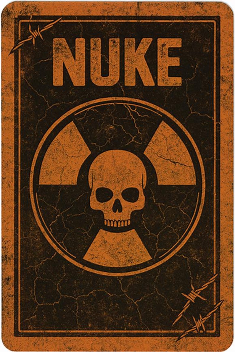 NUKE - Print and Play Microgame | Fast Strategy Game | Digital Download ...