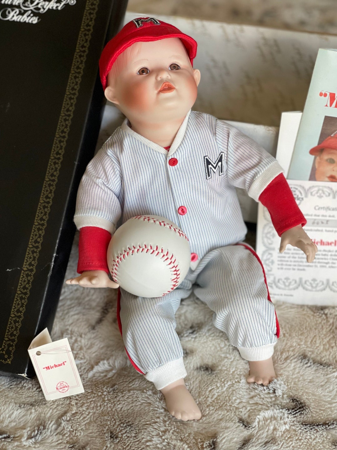 Michael - Vintage Porcelain Doll From "picture Perfect Babies ...