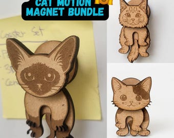 Dog Magnet Bundle Laser Cut File | Fridge Magnet SVG Pack | Dog Lover ...