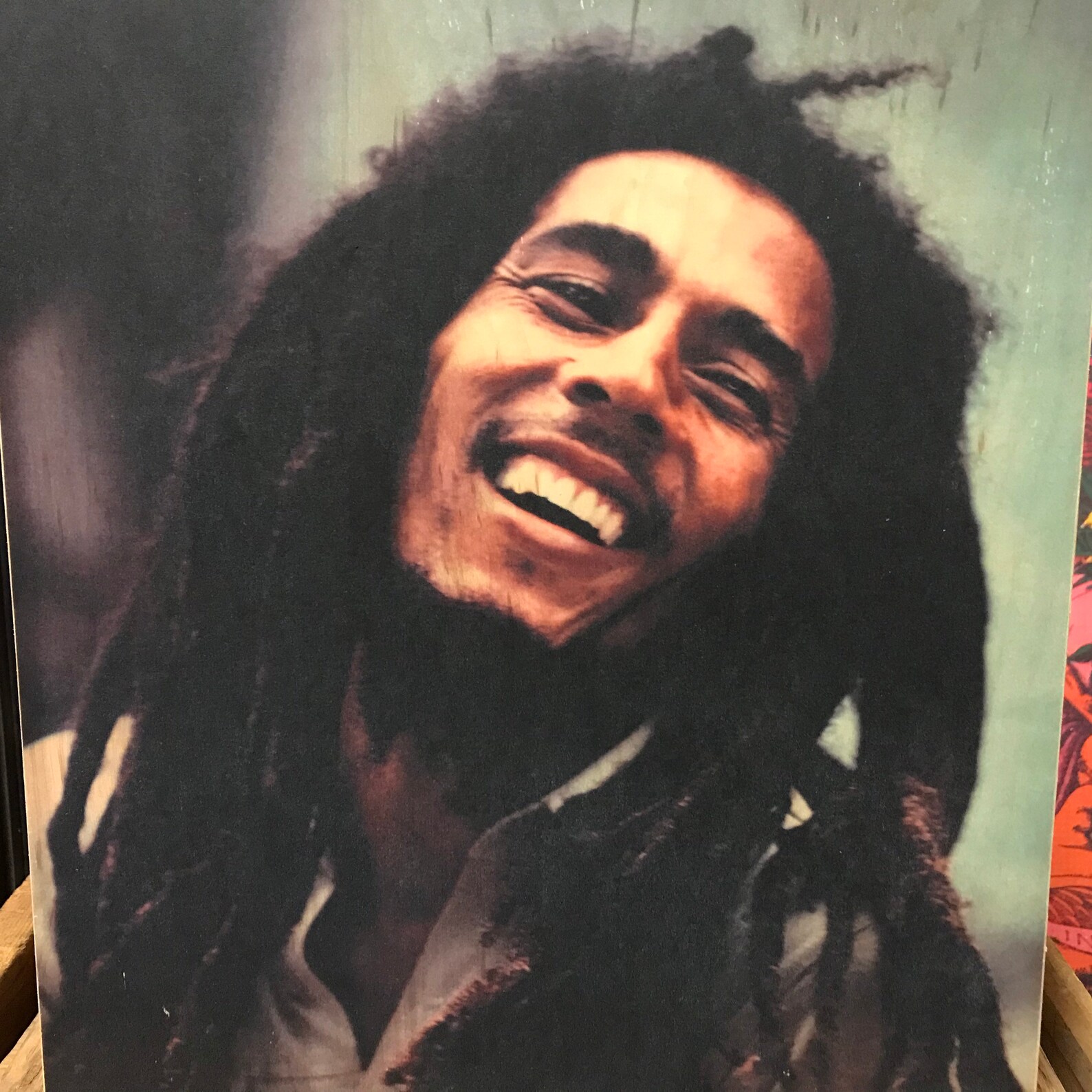 Bob Marley Smile Handmade Wood Poster 10.25x11.25 - Etsy