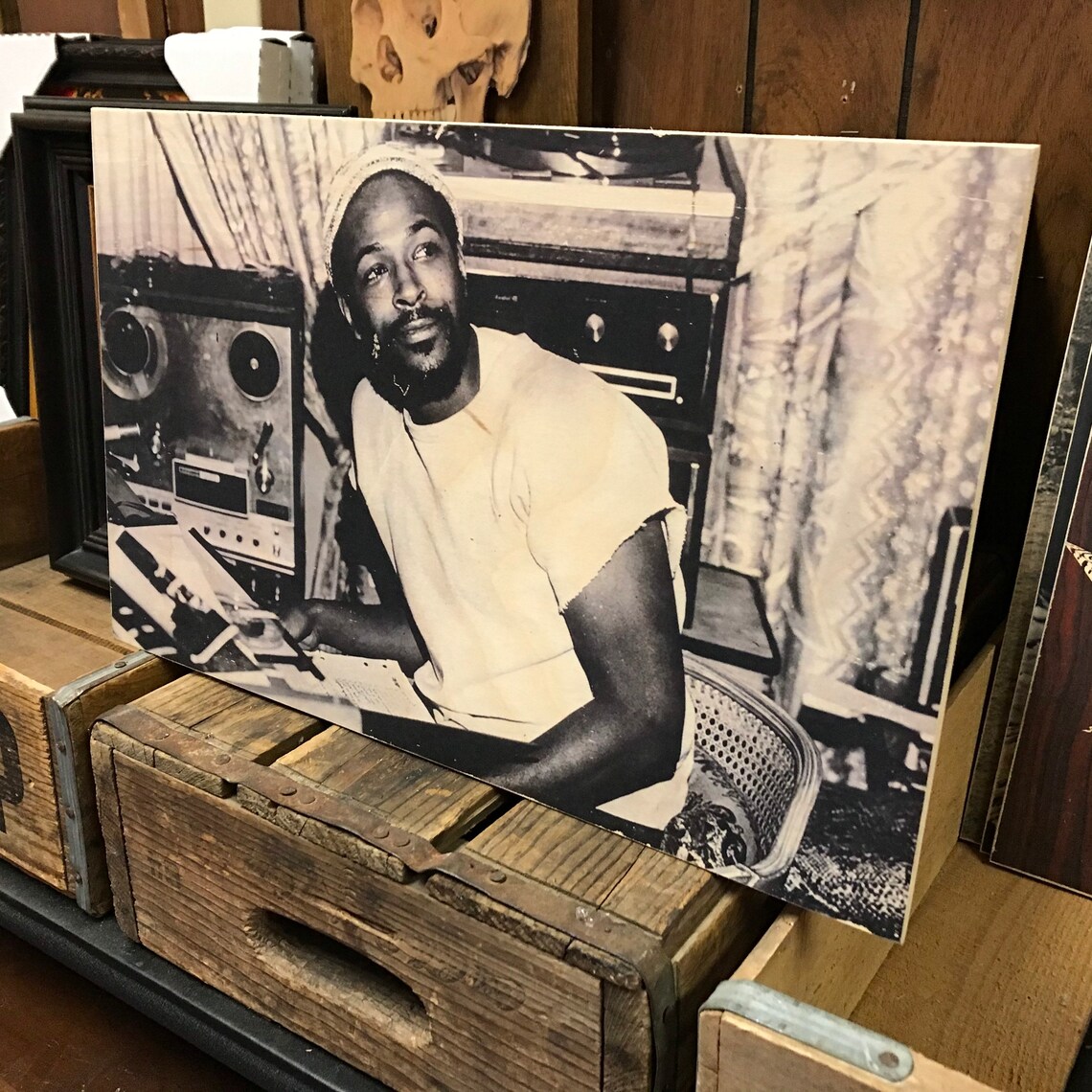 Marvin Gaye Recording Studio Handmade Wood Poster 10.25x16.25 | Etsy