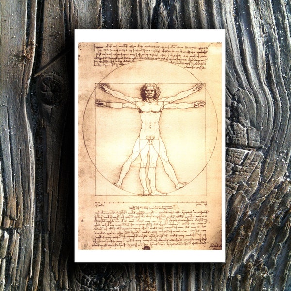 Leonardo Davinci Poster - Etsy