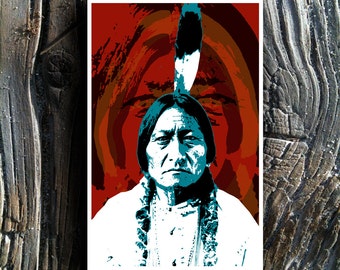 Sitting Bull Poster - Etsy