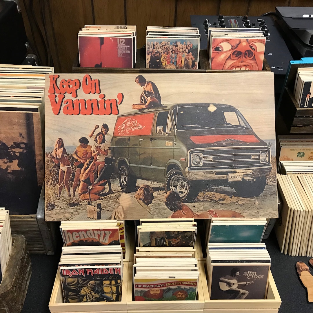 Keep on Vannin Van Vanner Vanning Handmade Wood Poster 10.25x16.25 - Etsy