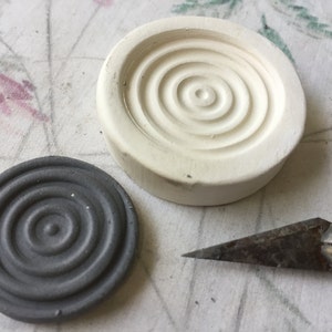 Bullseye Sprig Mold for Ceramic Decoration and Texture - Etsy