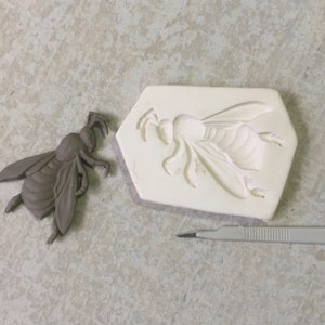 BF Flying Bee Pottery Press Mold Relief Mold or Sprig Mold Bisque Clay ...