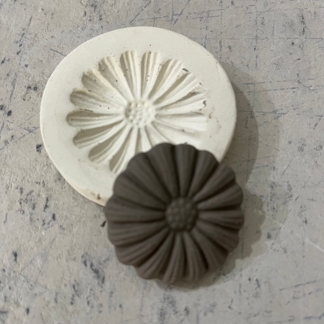 LD Large Daisy Bisque Sprig Mold for Pottery Decorating and Texture - Etsy