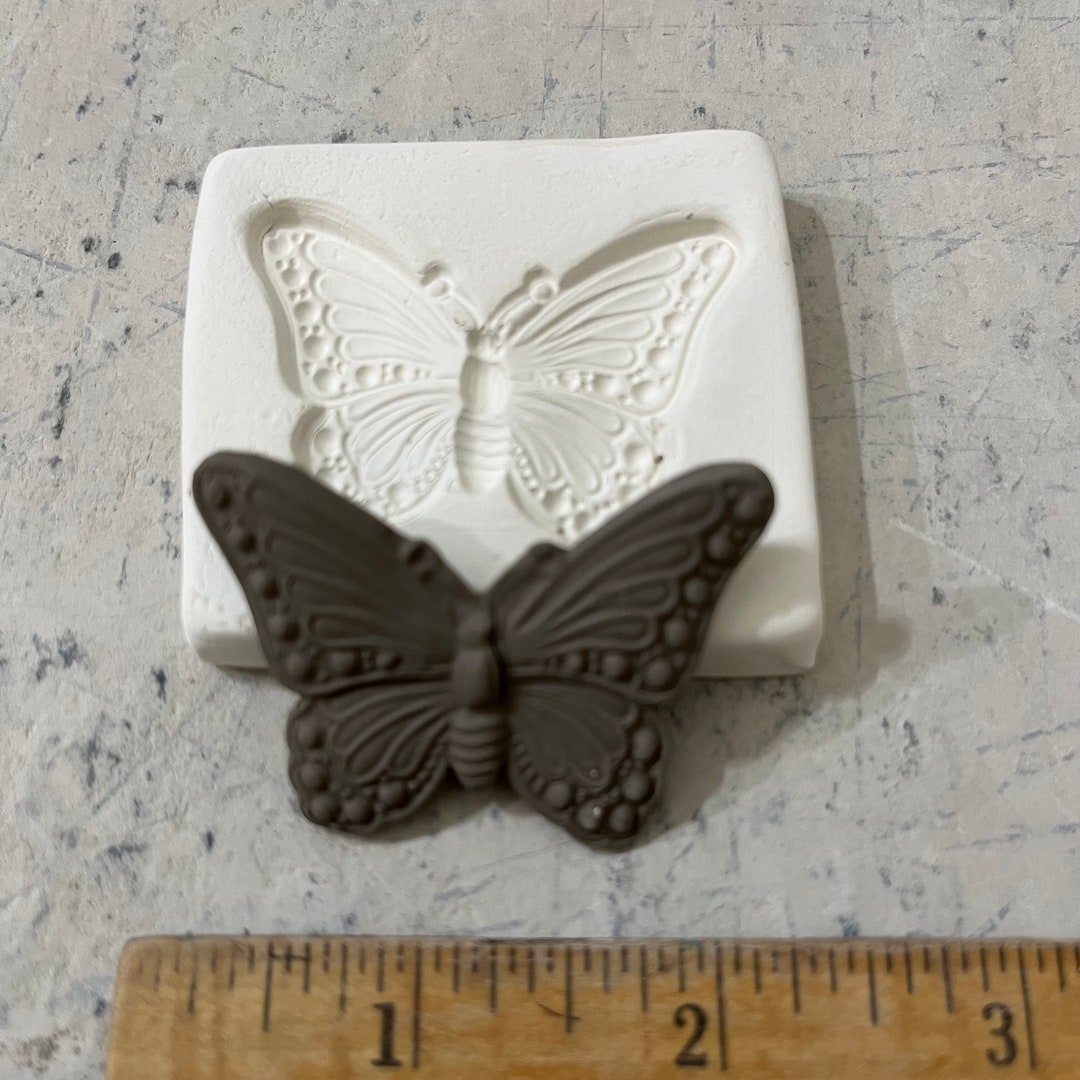 B1 Clay Sprig Mold Butterfly Pottery Press Mold Relief Mold or Sprig ...