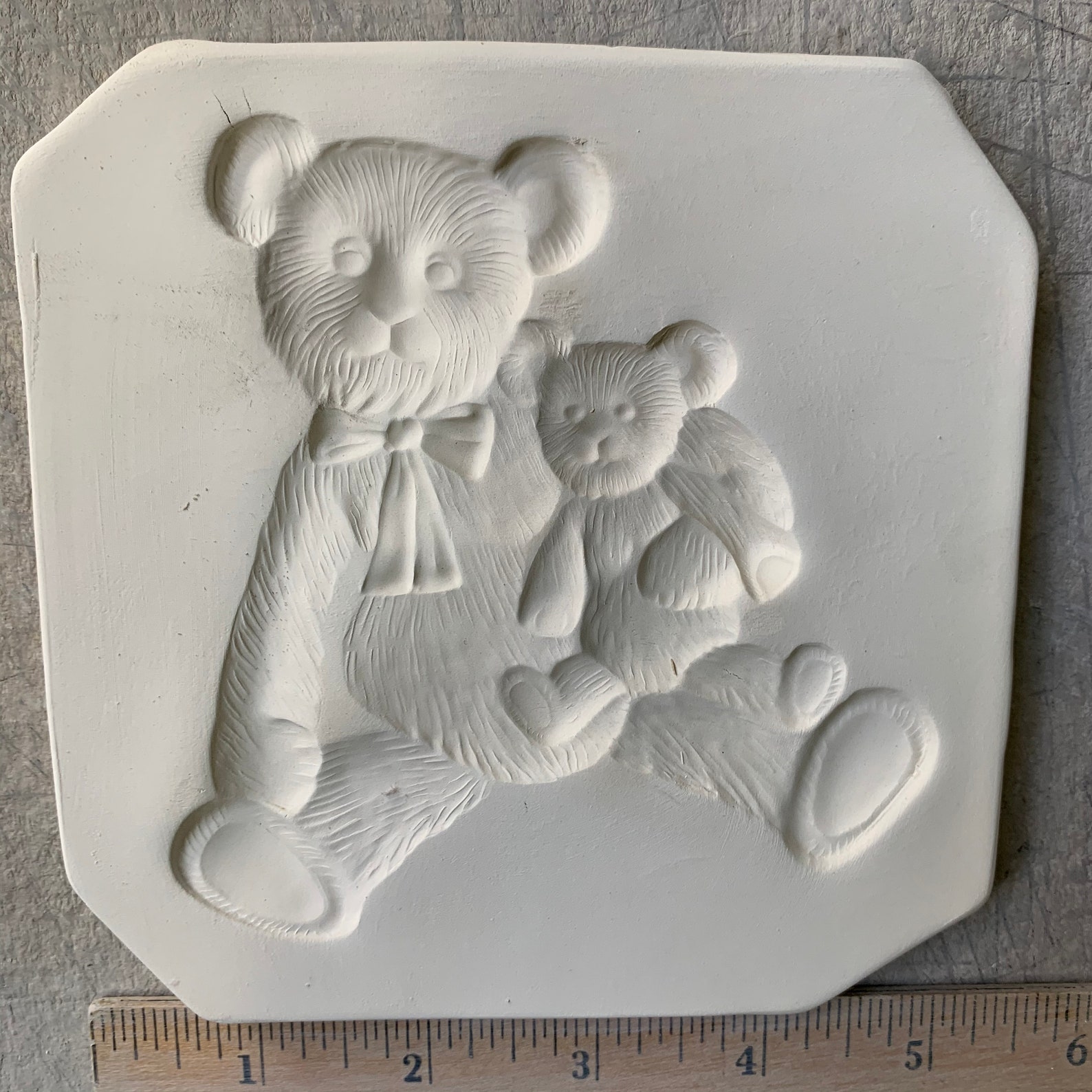 Teddy Bears Bisque Sprig Mold for Pottery Decorating and Texture - Etsy