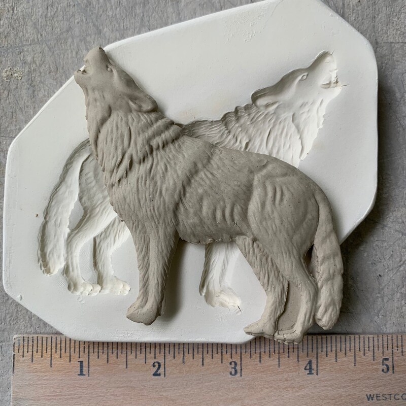 Ceramic Pottery Wolf - Etsy