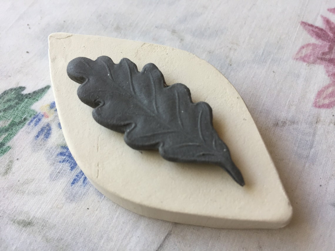 Ceramic Sprig Mold Oak Leaf Press Mold Relief Mold or Sprig | Etsy