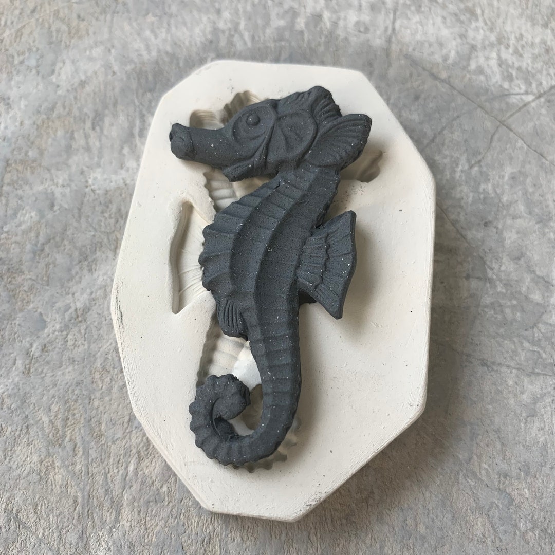 Clay Sprig Stamp Small Seahorse Dragon Press Mold Push Mold Sprig Mold ...