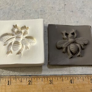 BM Medium Bee Press Mold Relief Mold or Sprig Mold Bisque Clay for ...