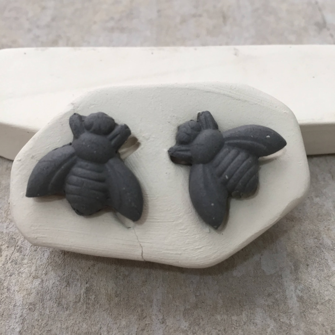 BP Clay Mold Small Bee Pottery Press Mold Relief Mold or Sprig Mold ...