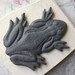 FL Clay Stamp Large Frog Toad Pottery Press Mold Relief Mold or Sprig ...
