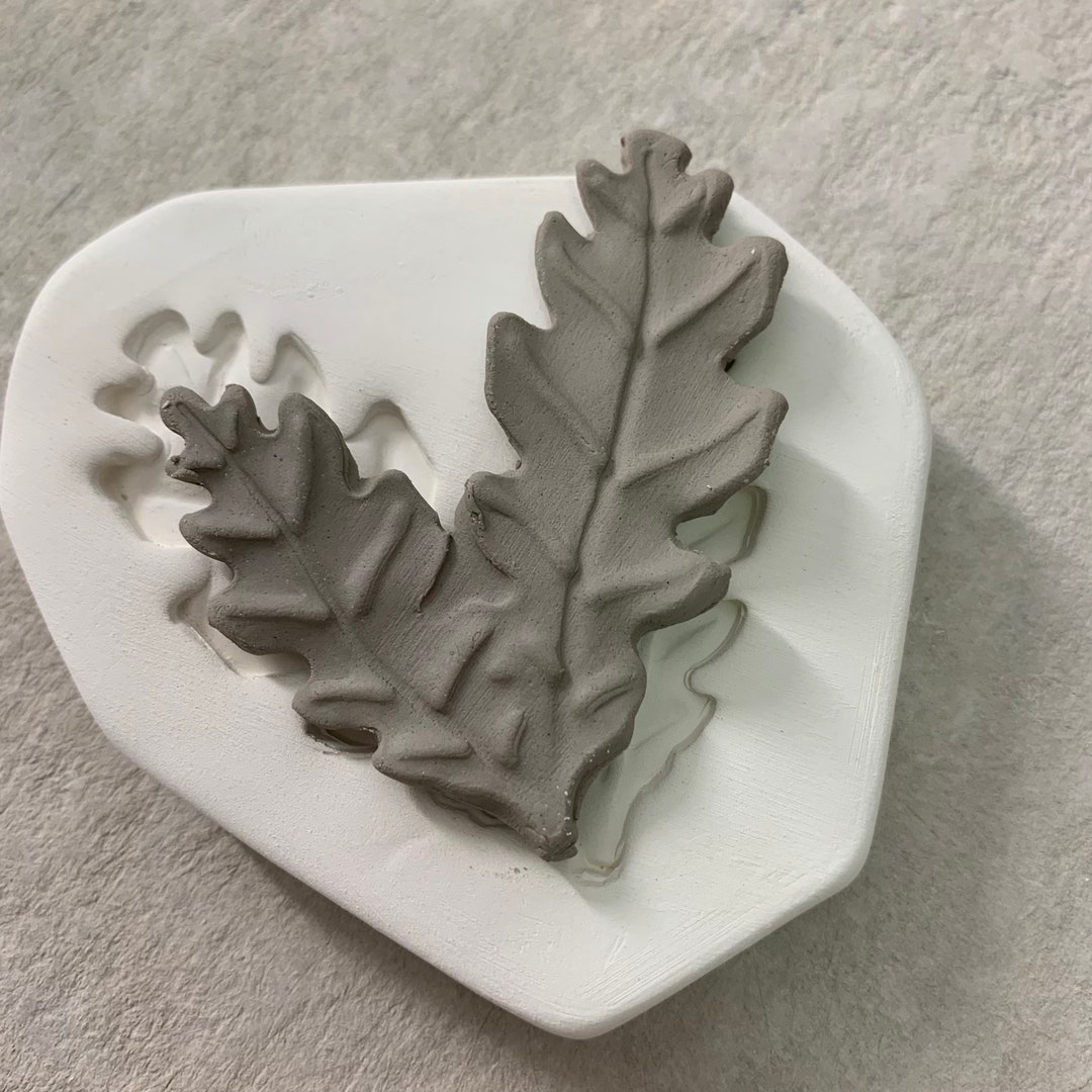 OLP Ceramic Sprig Mold- Oak Leaf Leaves Press Mold for Pottery and Clay ...