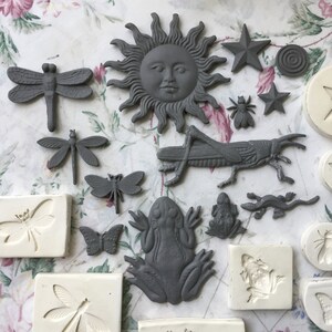 Bullseye Sprig Mold for Ceramic Decoration and Texture - Etsy