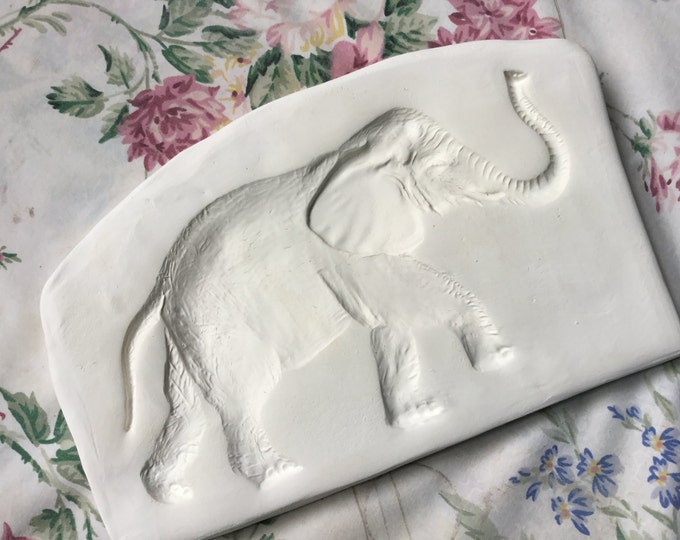 EL Ceramic Sprig Elephant Press Mold Relief Mold or Push Mold Bisque ...