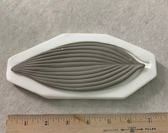 Clay Sprig Leaf Morning Glory Press Mold Relief Mold or Leaf Sprig Mold ...