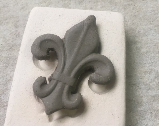 Fleur De Lis Small Pottery Sprig Pottery Press Mold Relief - Etsy