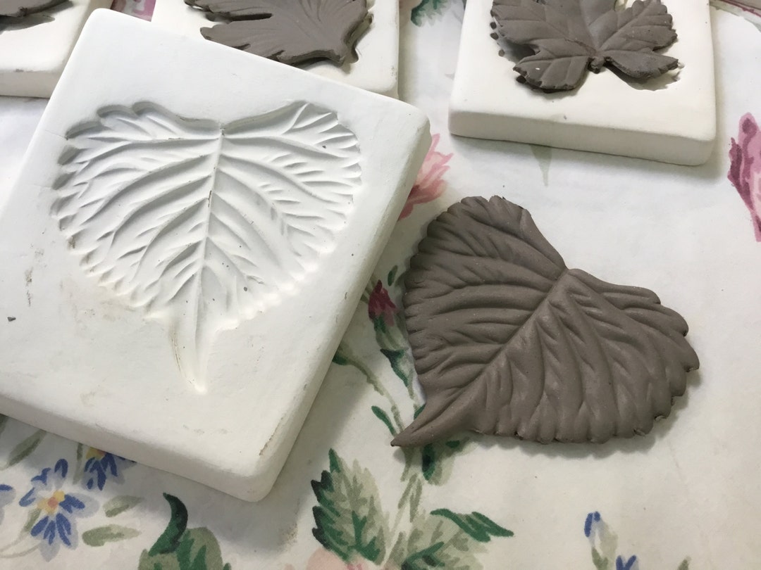 CL Ceramic Sprig - Cottonwood Leaf Press Mold - Relief Mold or Sprig ...