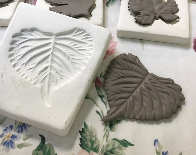 CL Ceramic Sprig - Cottonwood Leaf Press Mold - Relief Mold or Sprig ...