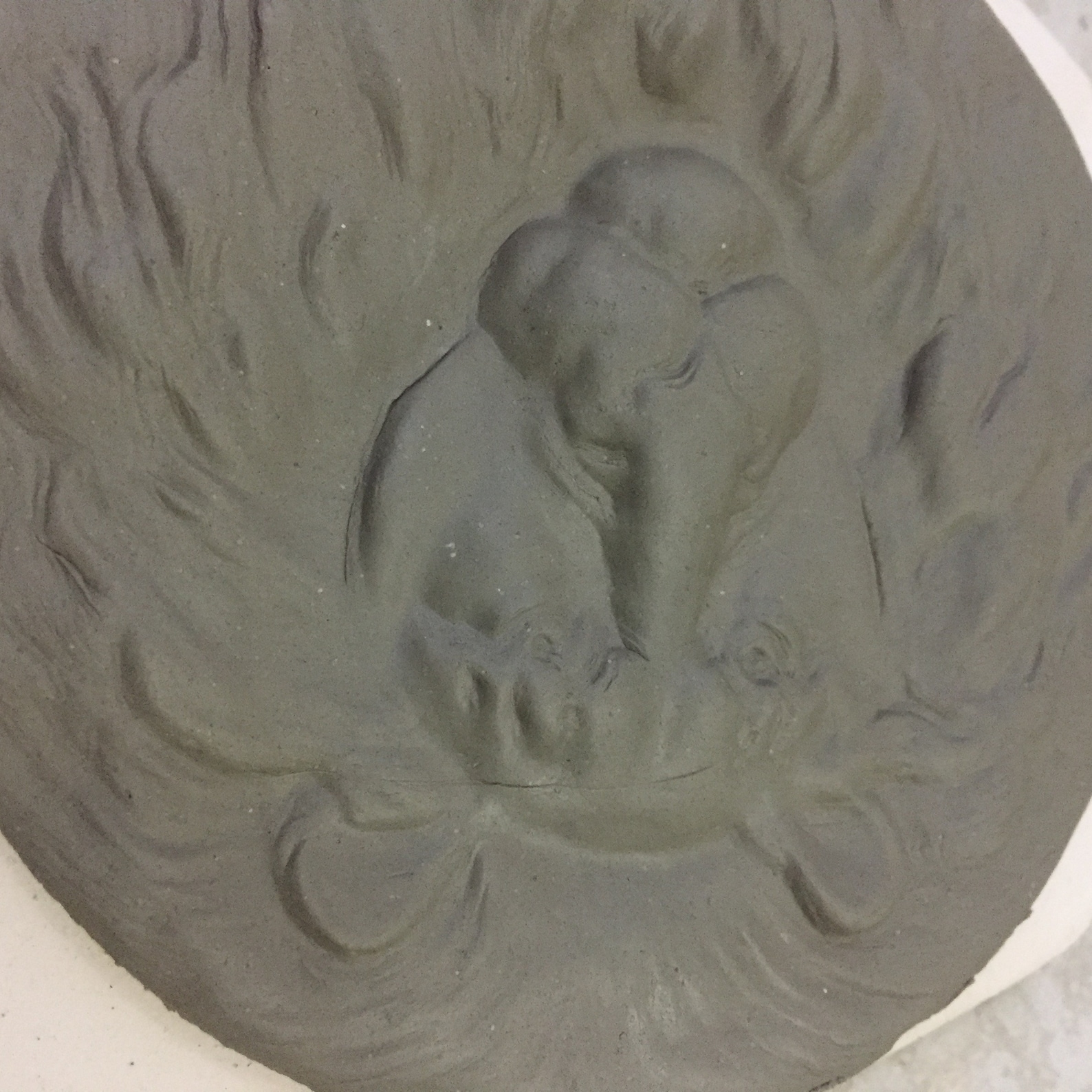 LHL Large Clay Lion Head Pottery Press Mold Relief Mold or Sprig Mold ...