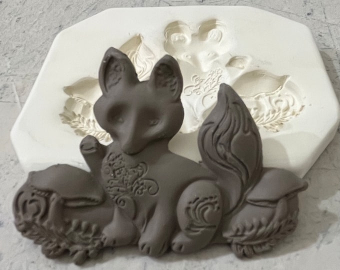 EL Ceramic Sprig Elephant Press Mold Relief Mold or Push Mold Bisque ...