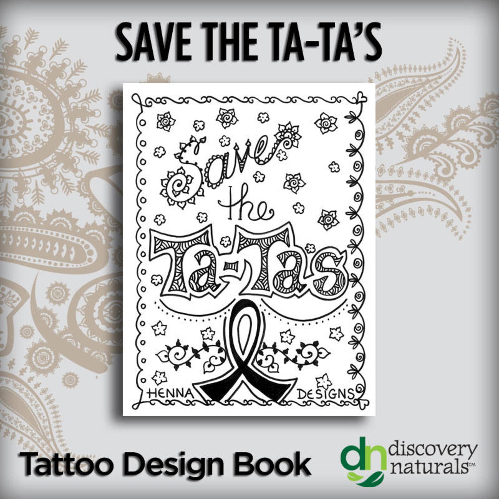 Save the Ta-tas Design Book - Etsy