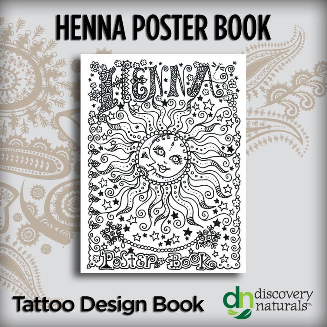 Henna Poster Design Book - Etsy