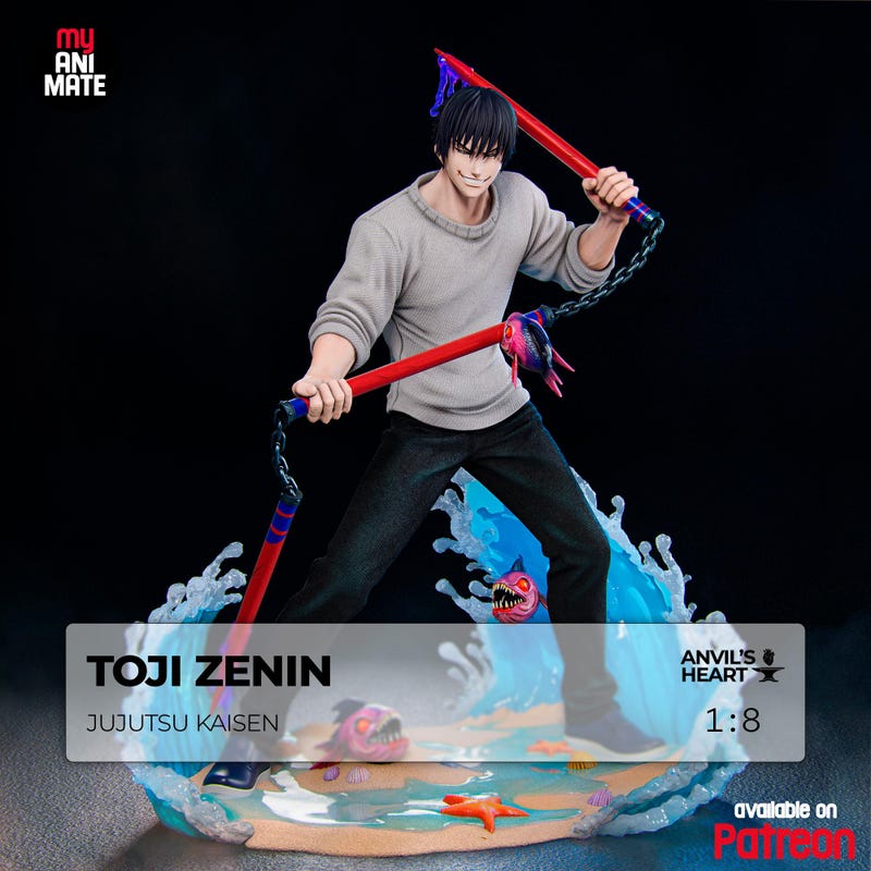 Jujutsu Kaisen Toji Figure - Etsy