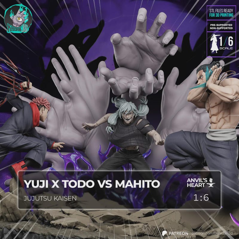 Mahito Jujutsu Kaisen Figurine - Etsy