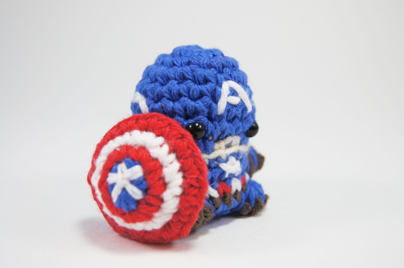 Captain America Amigurumi Finger Puppet PDF Pattern | Etsy