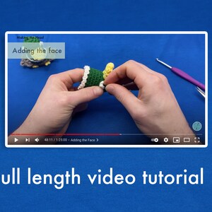 Crocheted Duck Birb (secret Agent Bird) PDF and Video Crochet Pattern ...