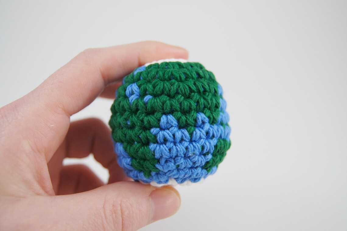 Planet Earth Crocheted Amigurumi PDF Pattern - Etsy