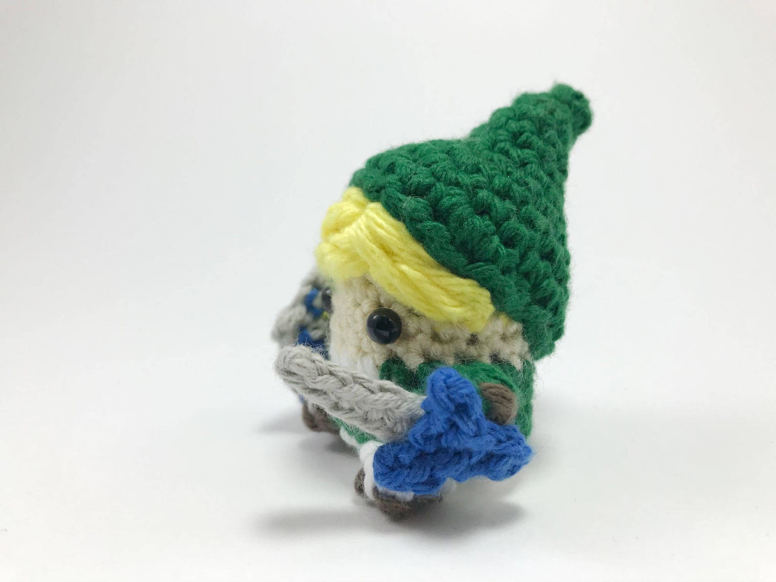 Link From Legend of Zelda Crocheted Amigurumi Finger Puppet | Etsy