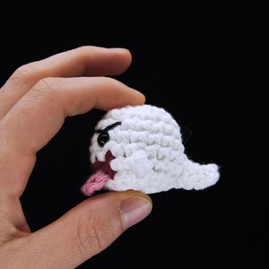 Crocheted Boo Ghost From Super Mario Bros. Amigurumi PDF Crochet ...