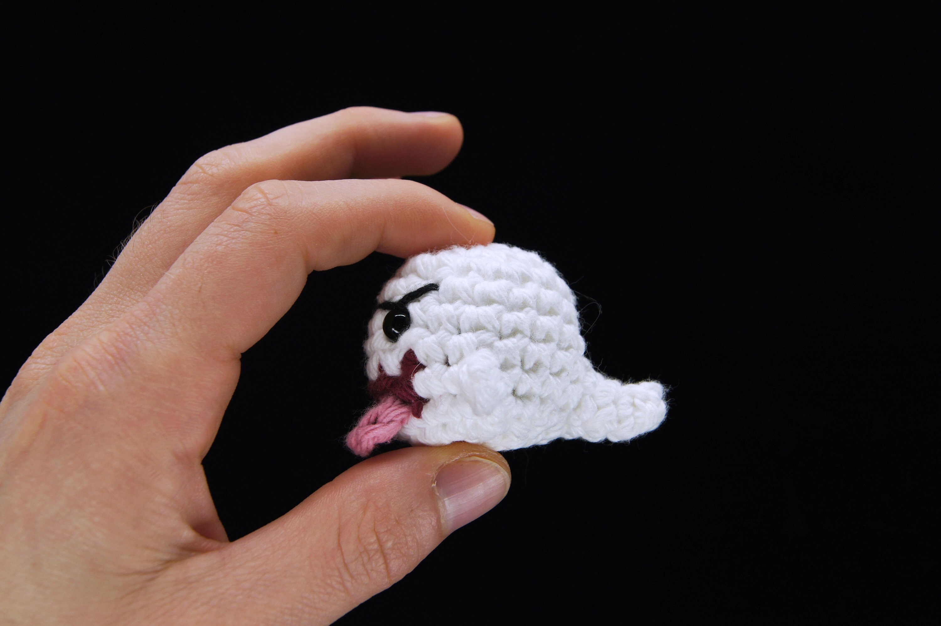 Crocheted Boo Ghost From Super Mario Bros. Amigurumi PDF | Etsy