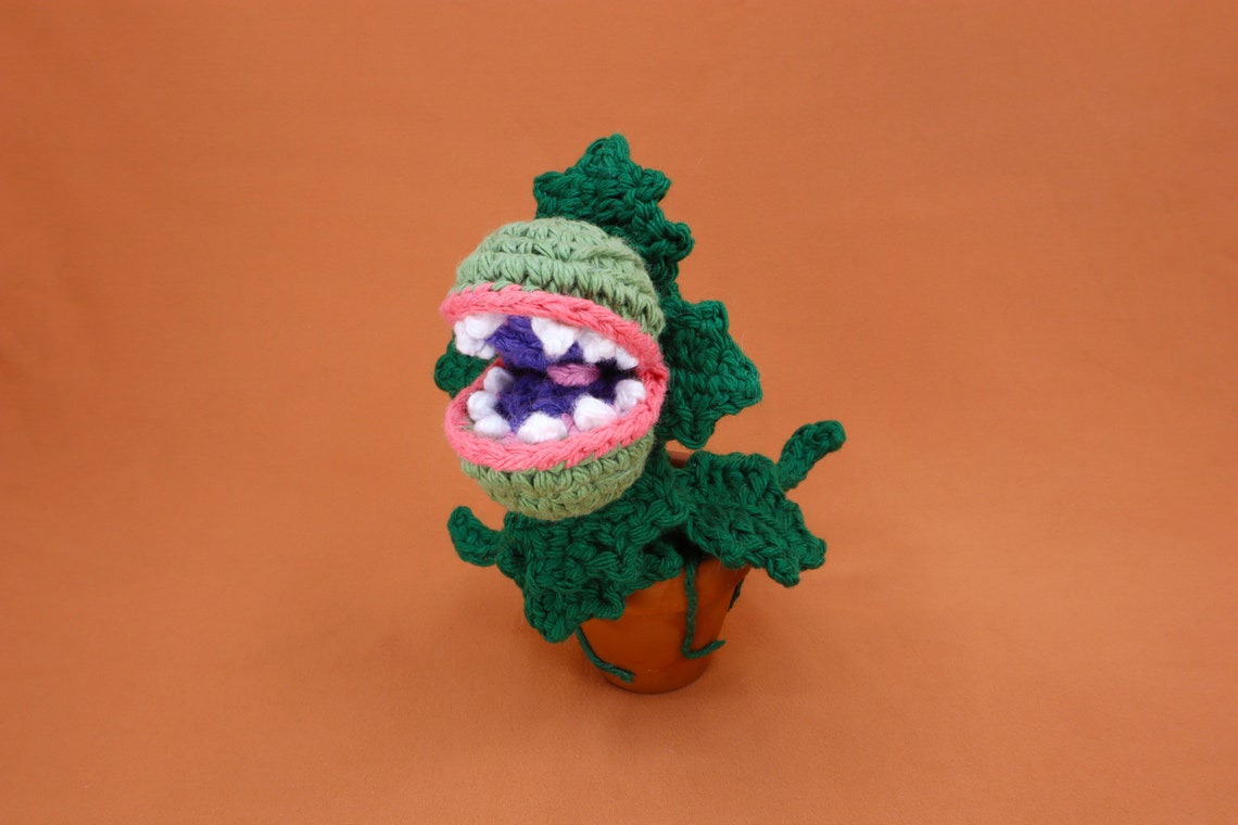 Crocheted Carnivorous Alien Plant (aka Audrey 2) Amigurumi PDF Pattern ...