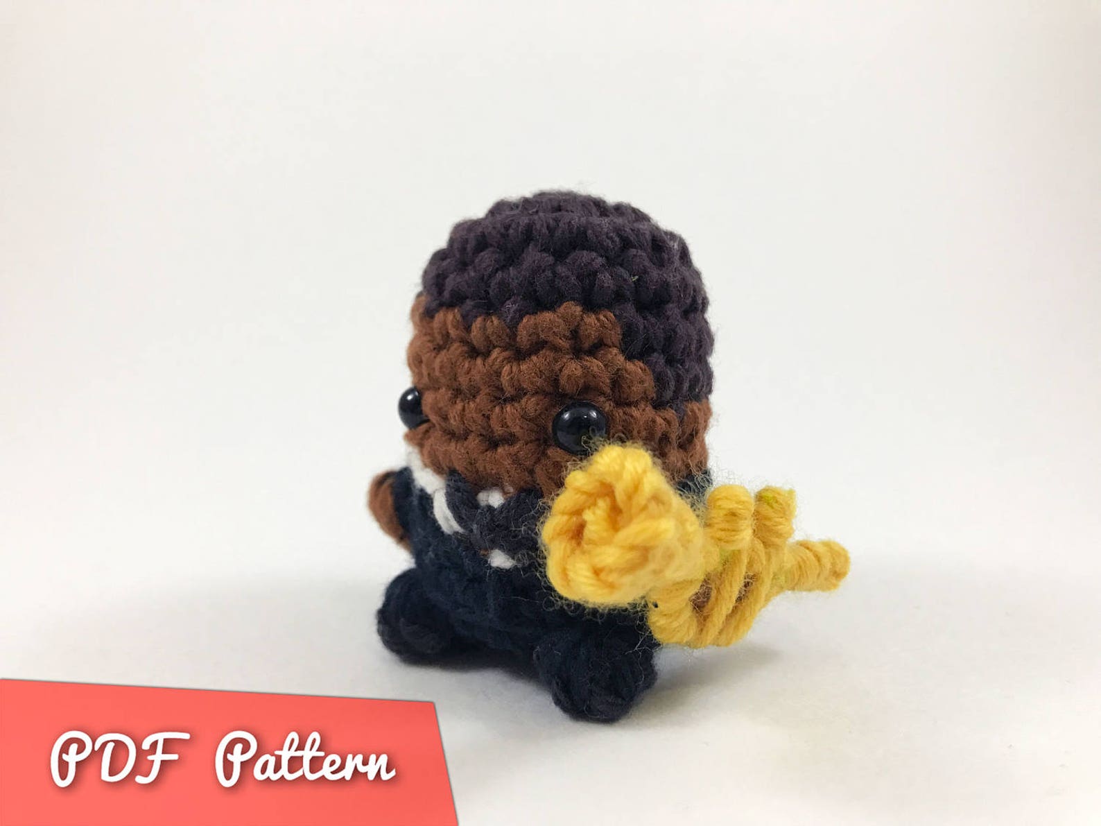 PDF Pattern for Crocheted Louis Armstrong Amigurumi Kawaii - Etsy